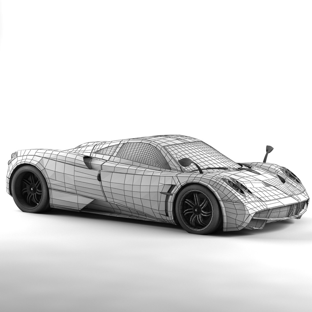 3d realistic pagani