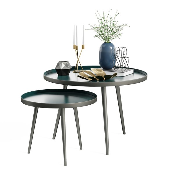 Enamelled Tables Modelo 3D - TurboSquid 1952359