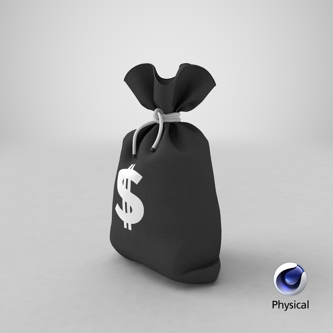 3D Money Bag - TurboSquid 1966945