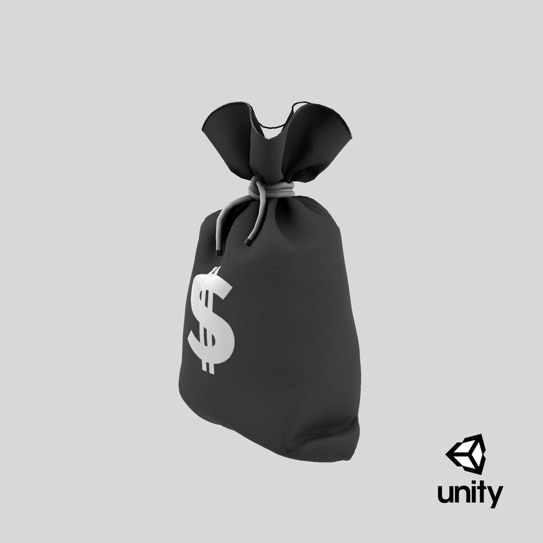 3D Money Bag - TurboSquid 1966945