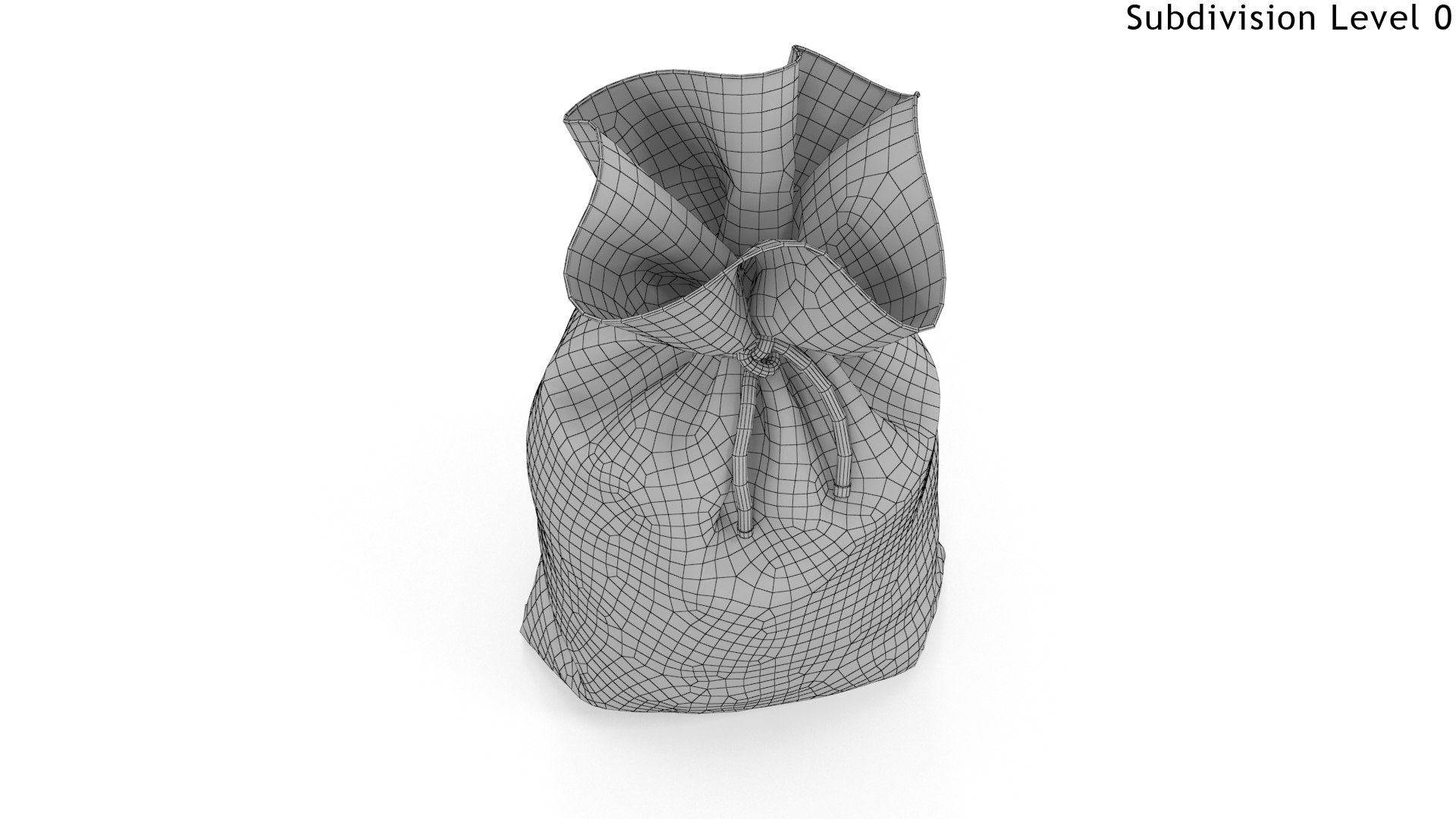 3D Money Bag - TurboSquid 1966945