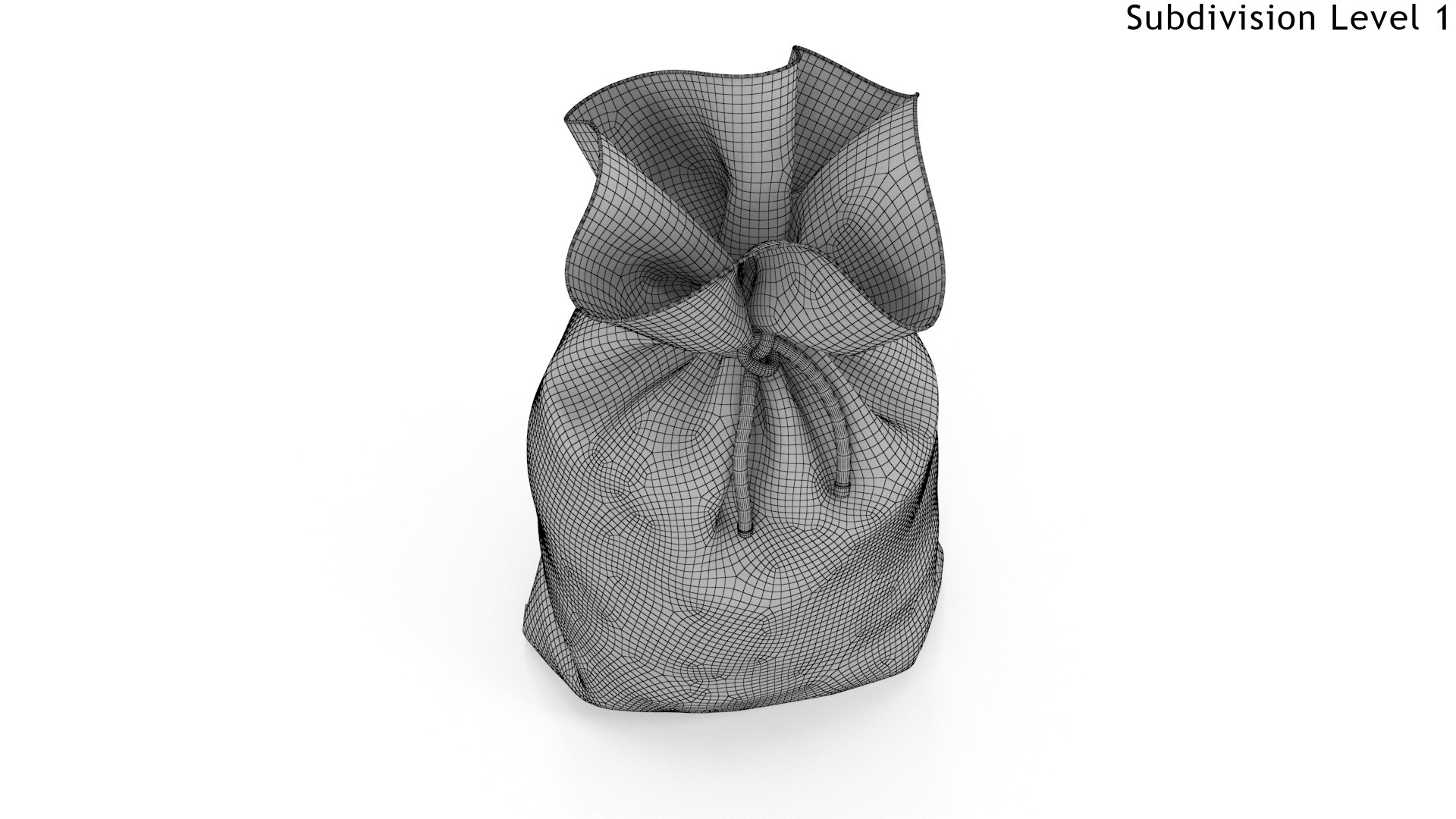 3D Money Bag - TurboSquid 1966945