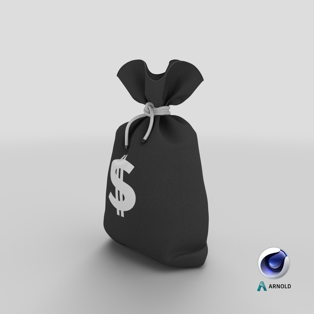 3D Money Bag - TurboSquid 1966945