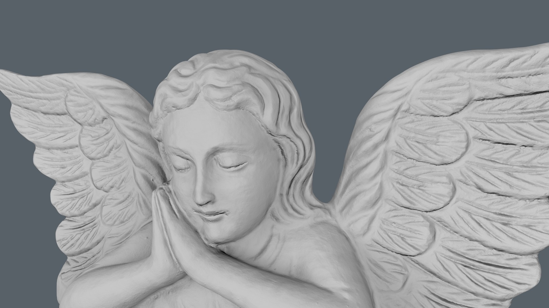 Angel Statue 3D Model - TurboSquid 2116739