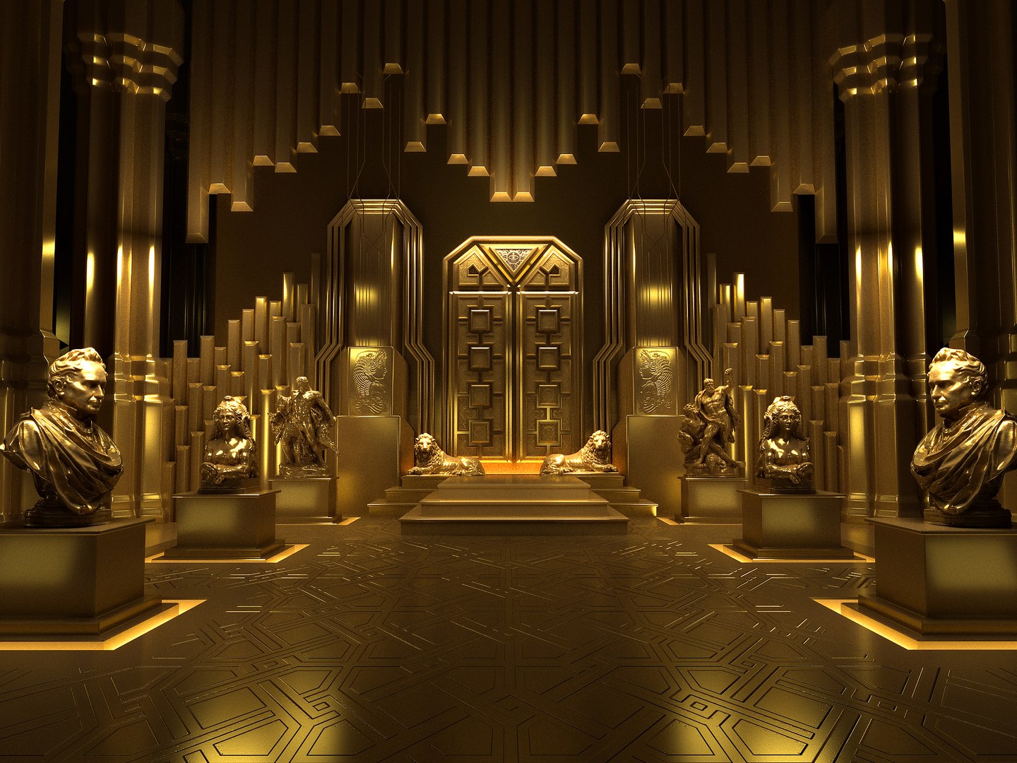 Golden Palace 3D - TurboSquid 1470441