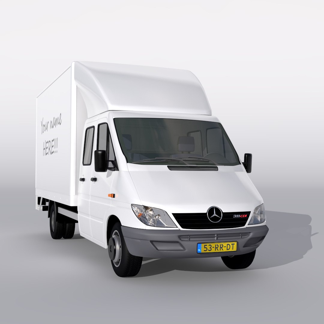 Mercedes Sprinter 3d Obj