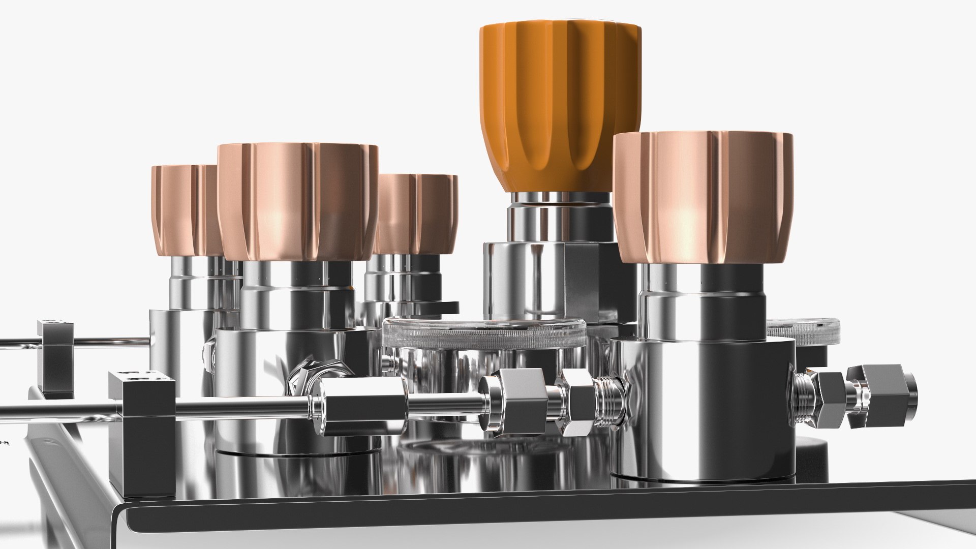 3D model Lab Industrial Gas Control Panel - TurboSquid 1957832