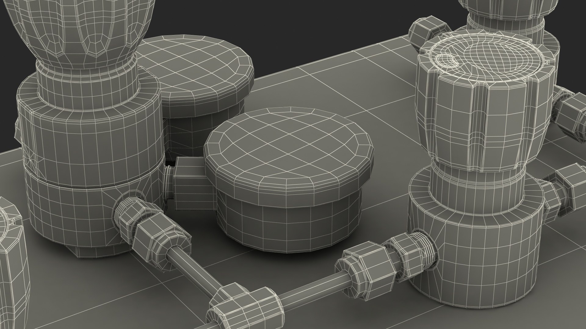 3D Model Lab Industrial Gas Control Panel - TurboSquid 1957832