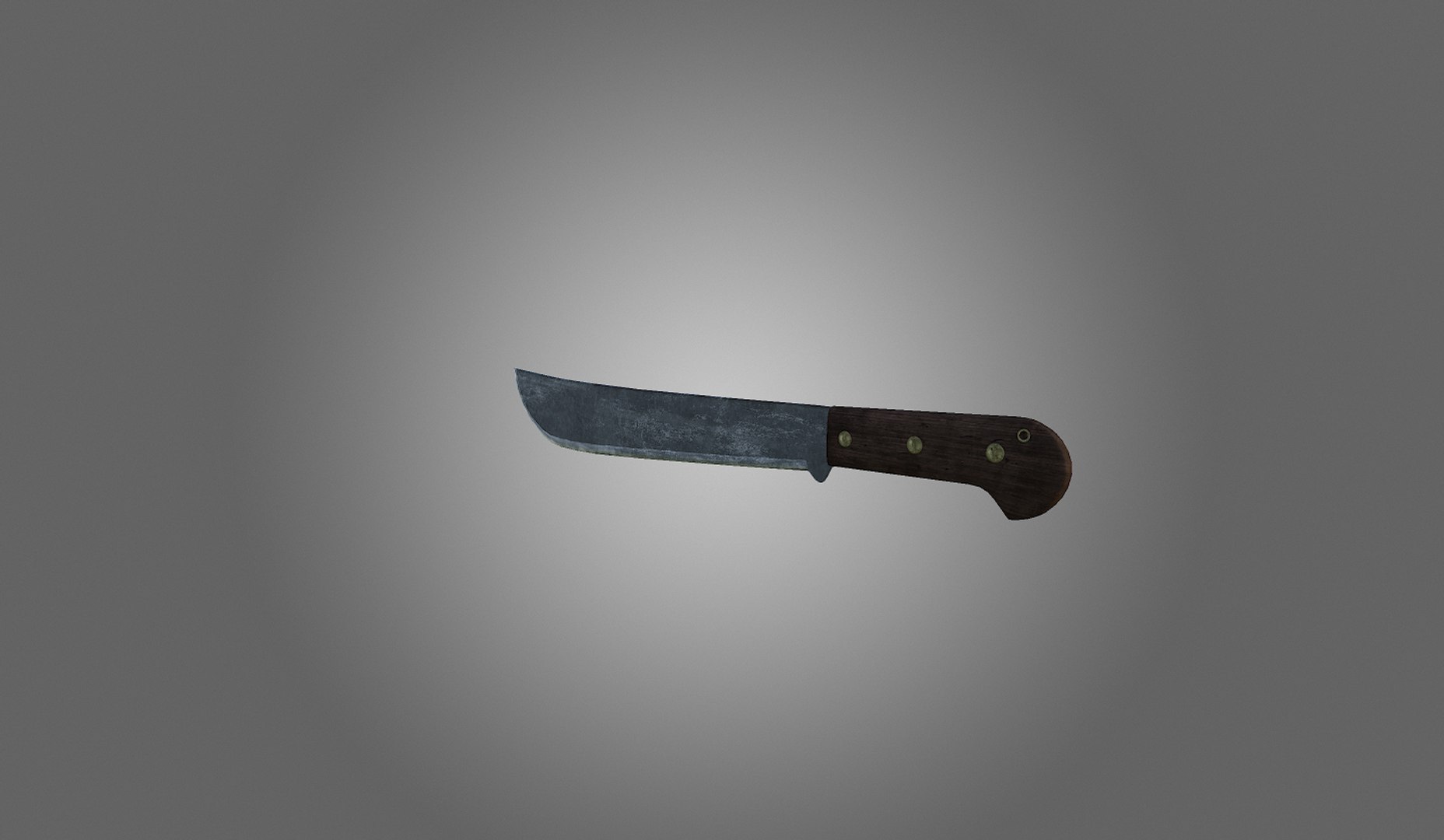 3d Model Machete Low-poly