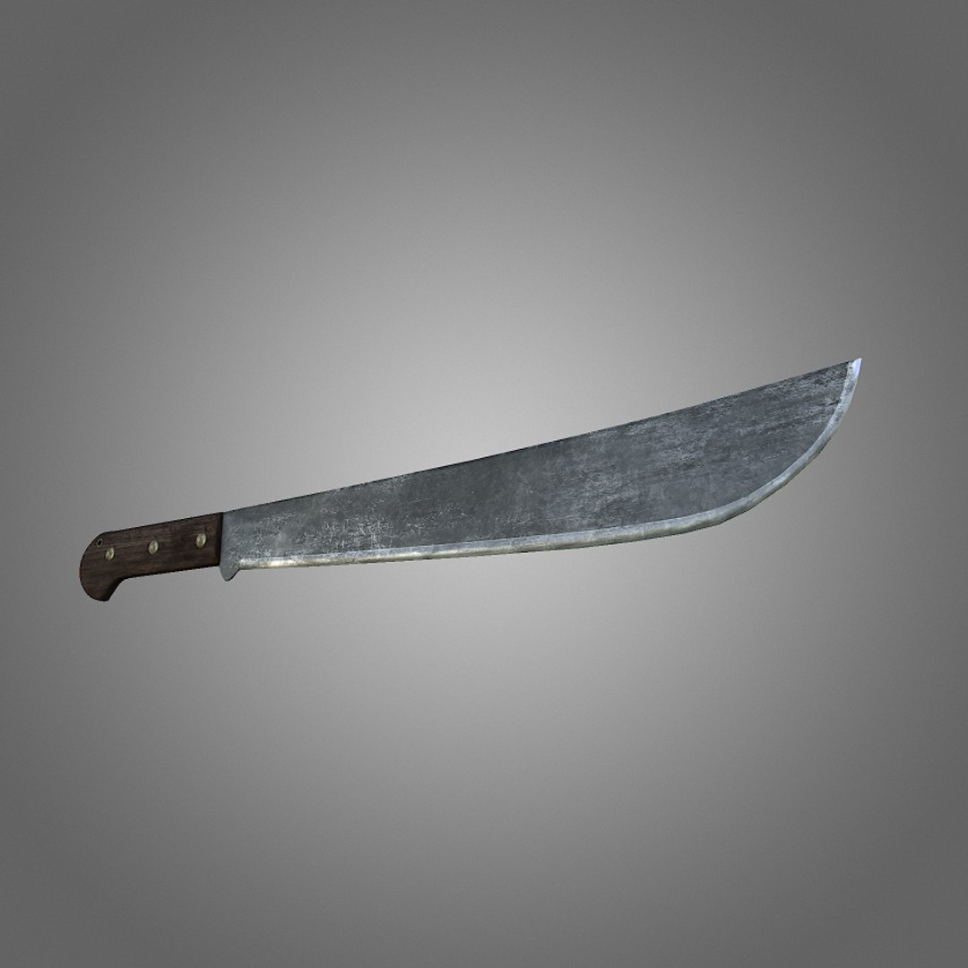 3d Model Machete Low-poly