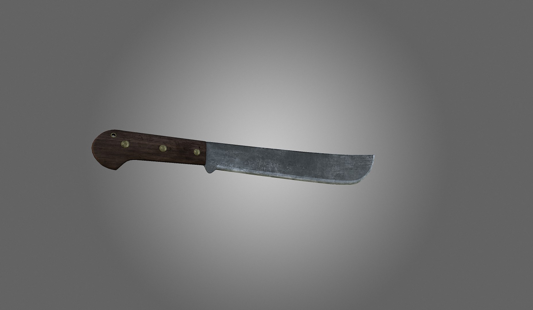 3d Model Machete Low-poly