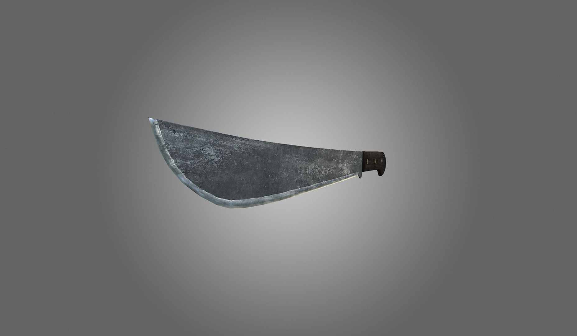 3d Model Machete Low-poly