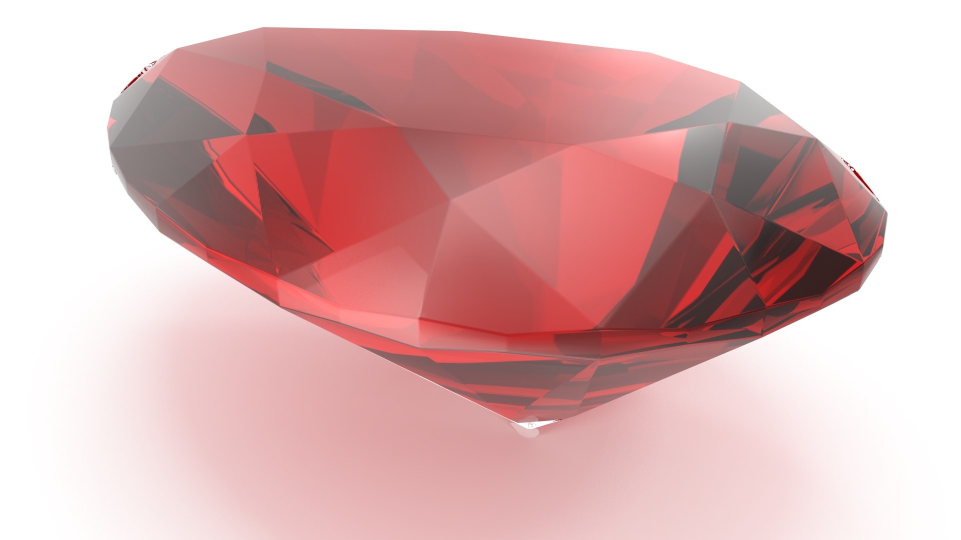 Pear Cut Ruby Model - TurboSquid 1867668