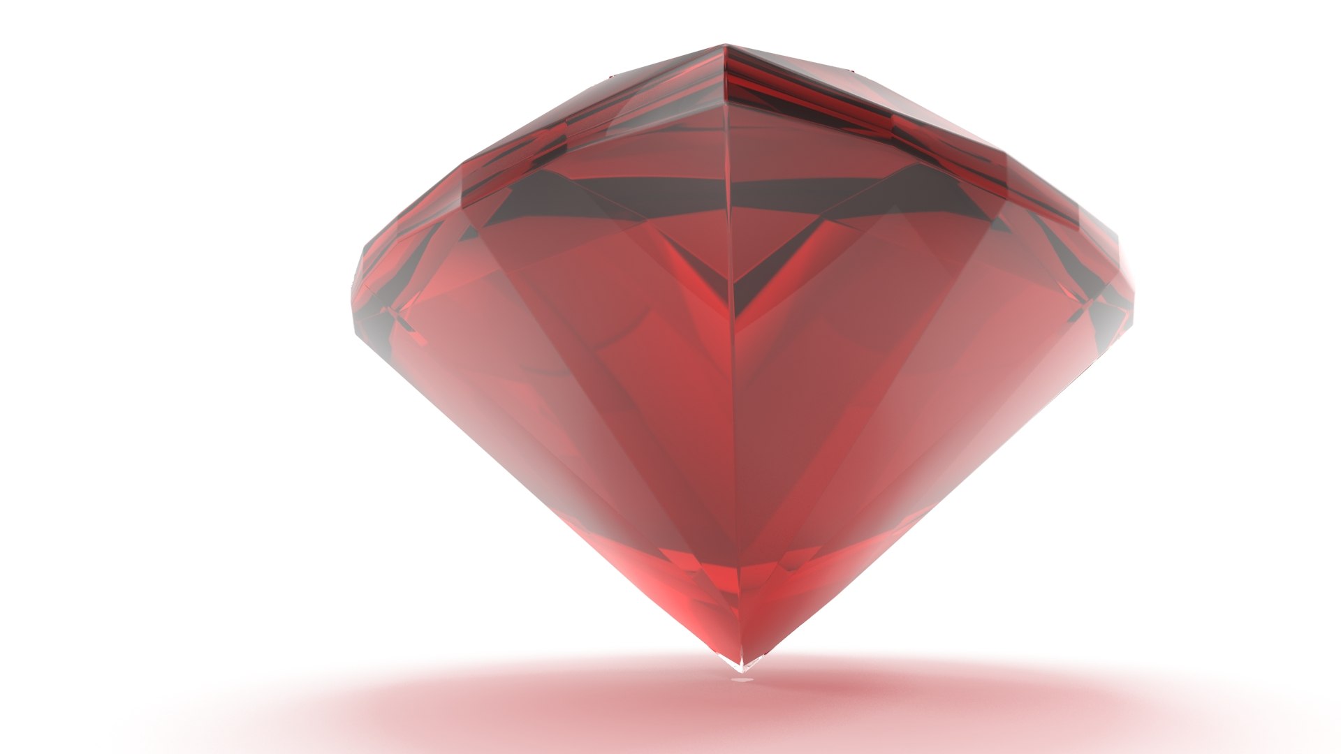 Pear Cut Ruby Model - TurboSquid 1867668