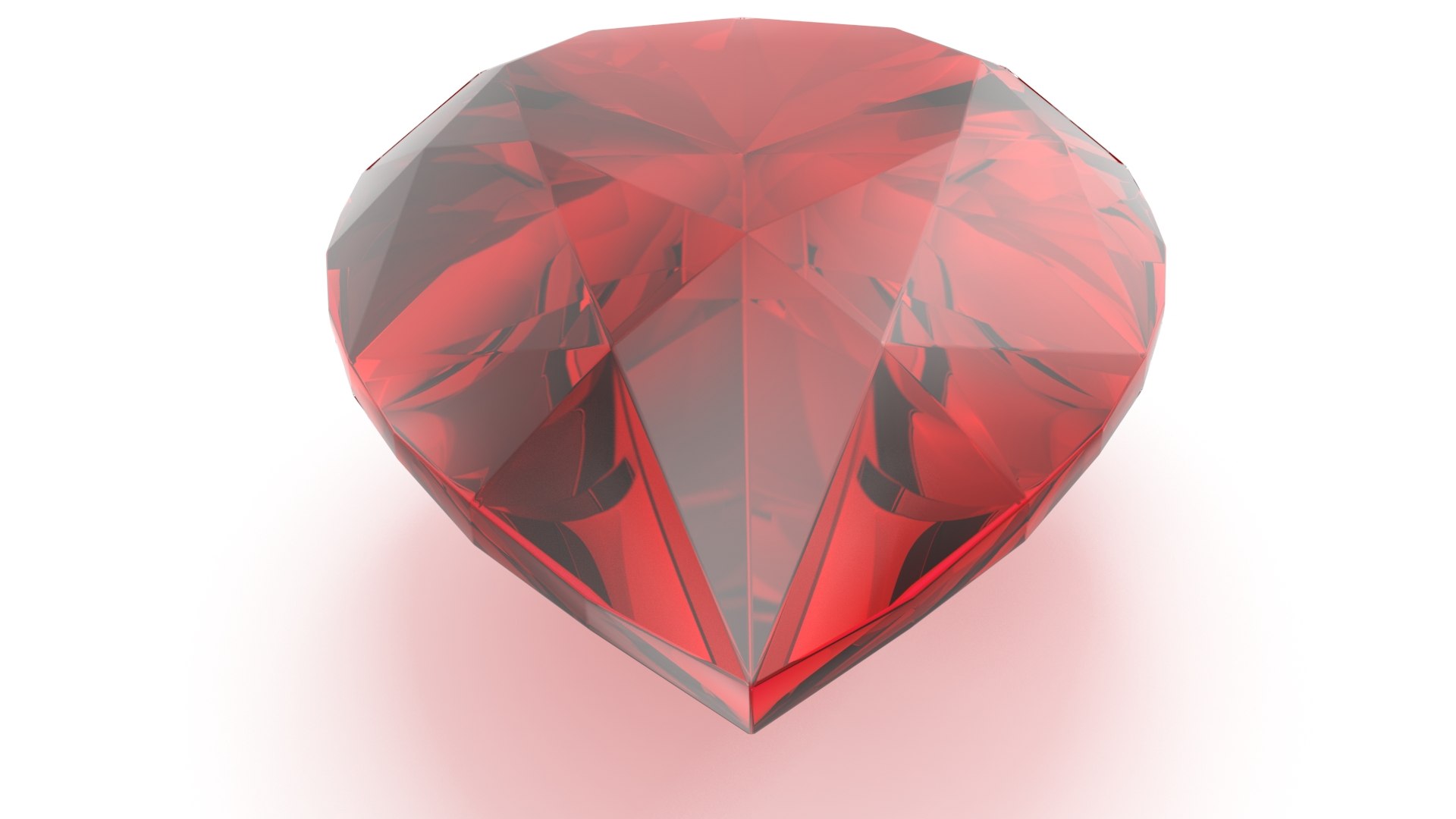 Pear Cut Ruby Model - TurboSquid 1867668
