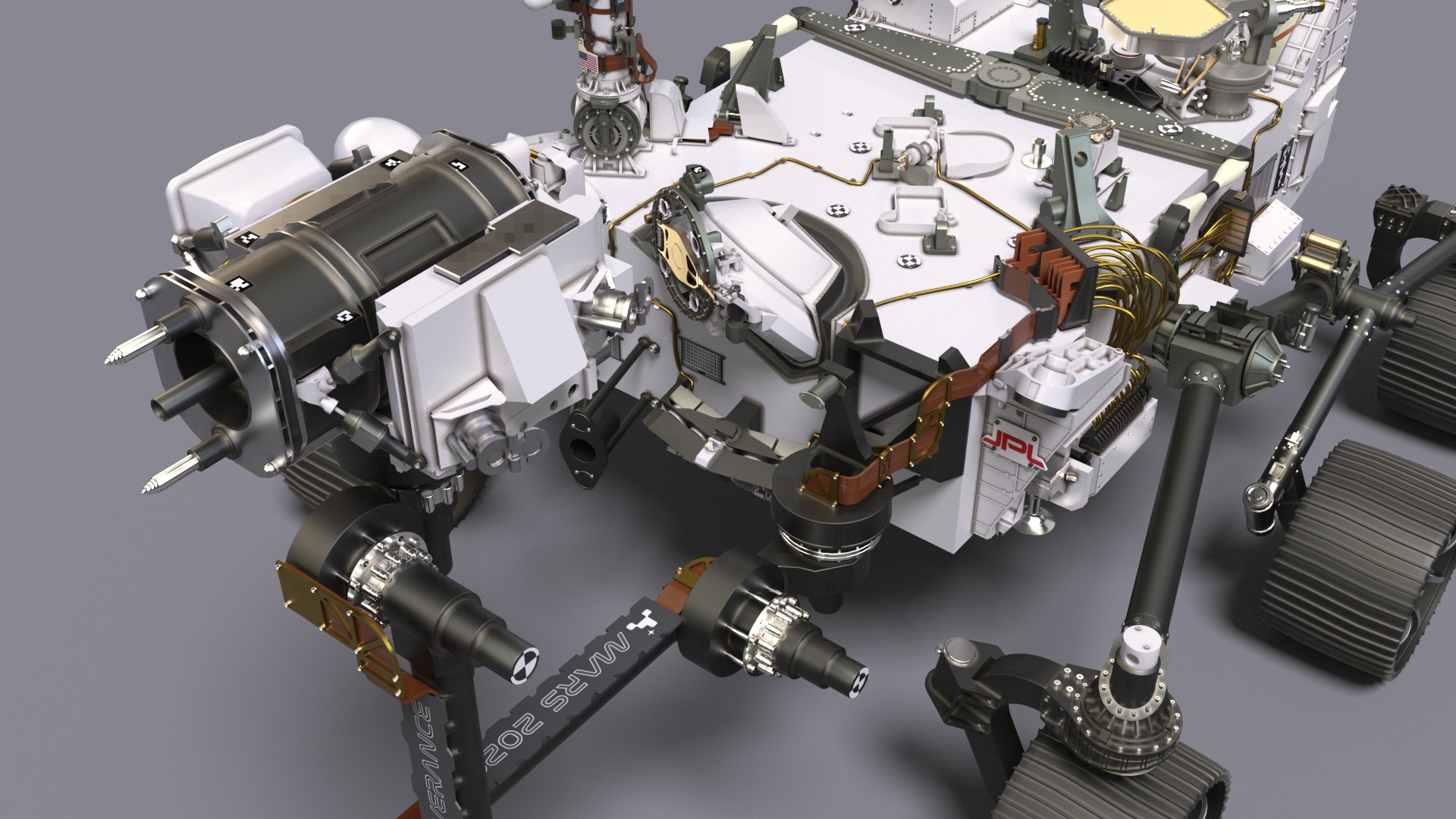 3D Perseverance Mars Rover - TurboSquid 2088359