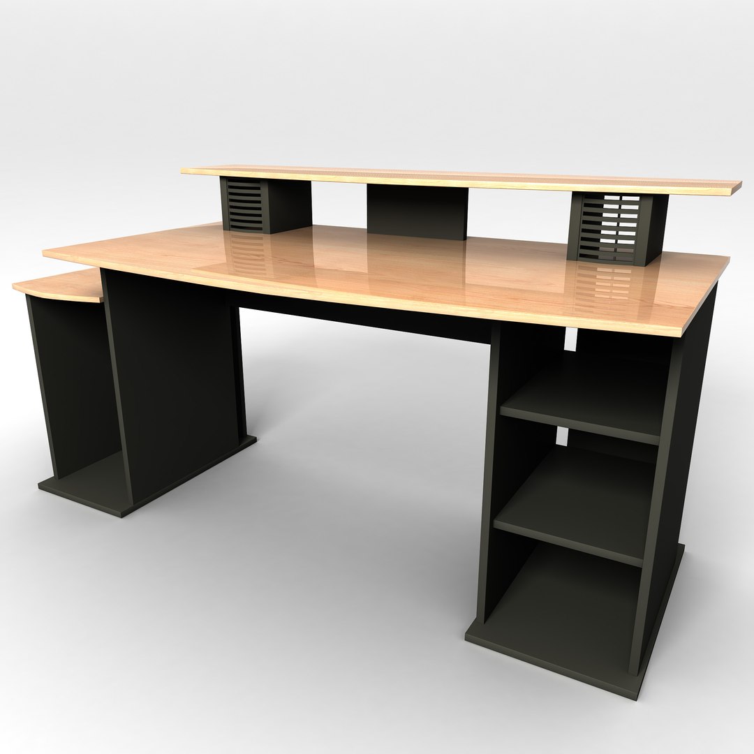 Multiple Computer Desk 3d Model