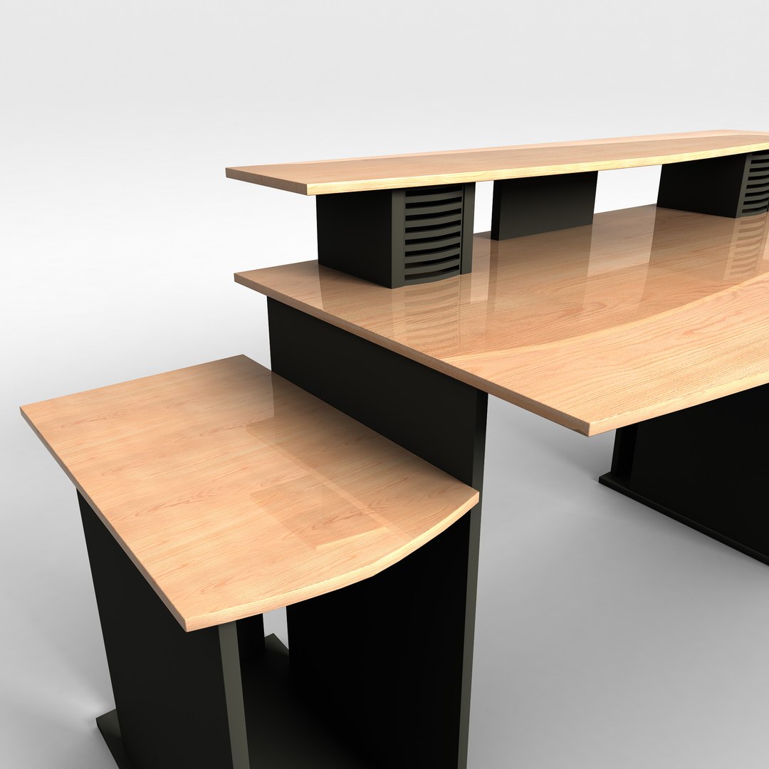 Multiple Computer Desk 3d Model