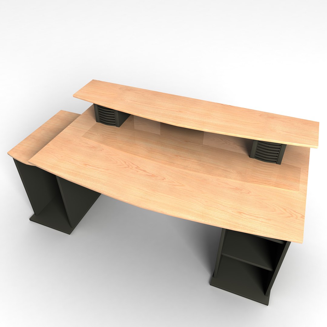Multiple Computer Desk 3d Model
