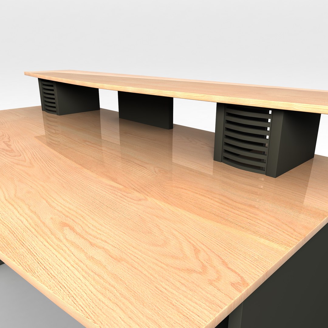 Multiple Computer Desk 3d Model