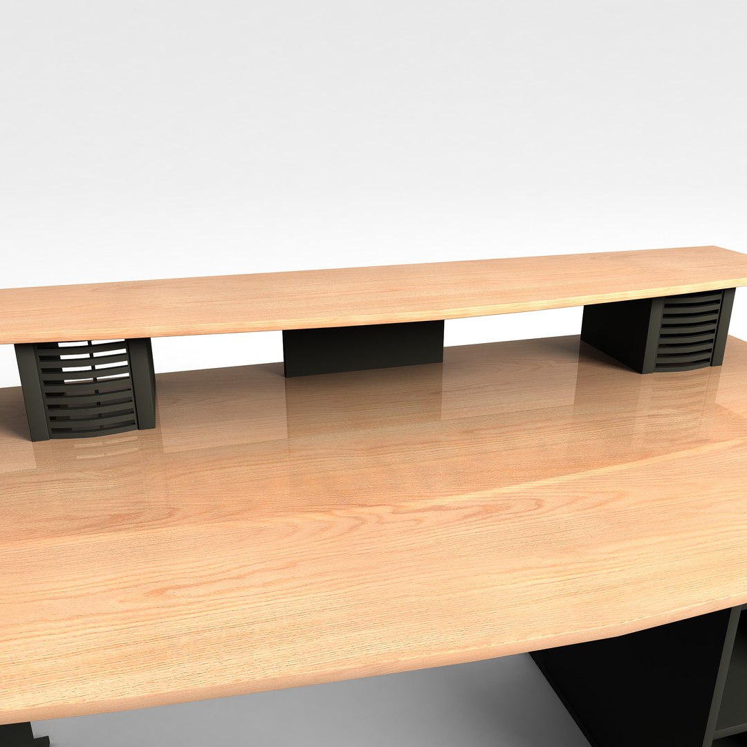 Multiple Computer Desk 3d Model