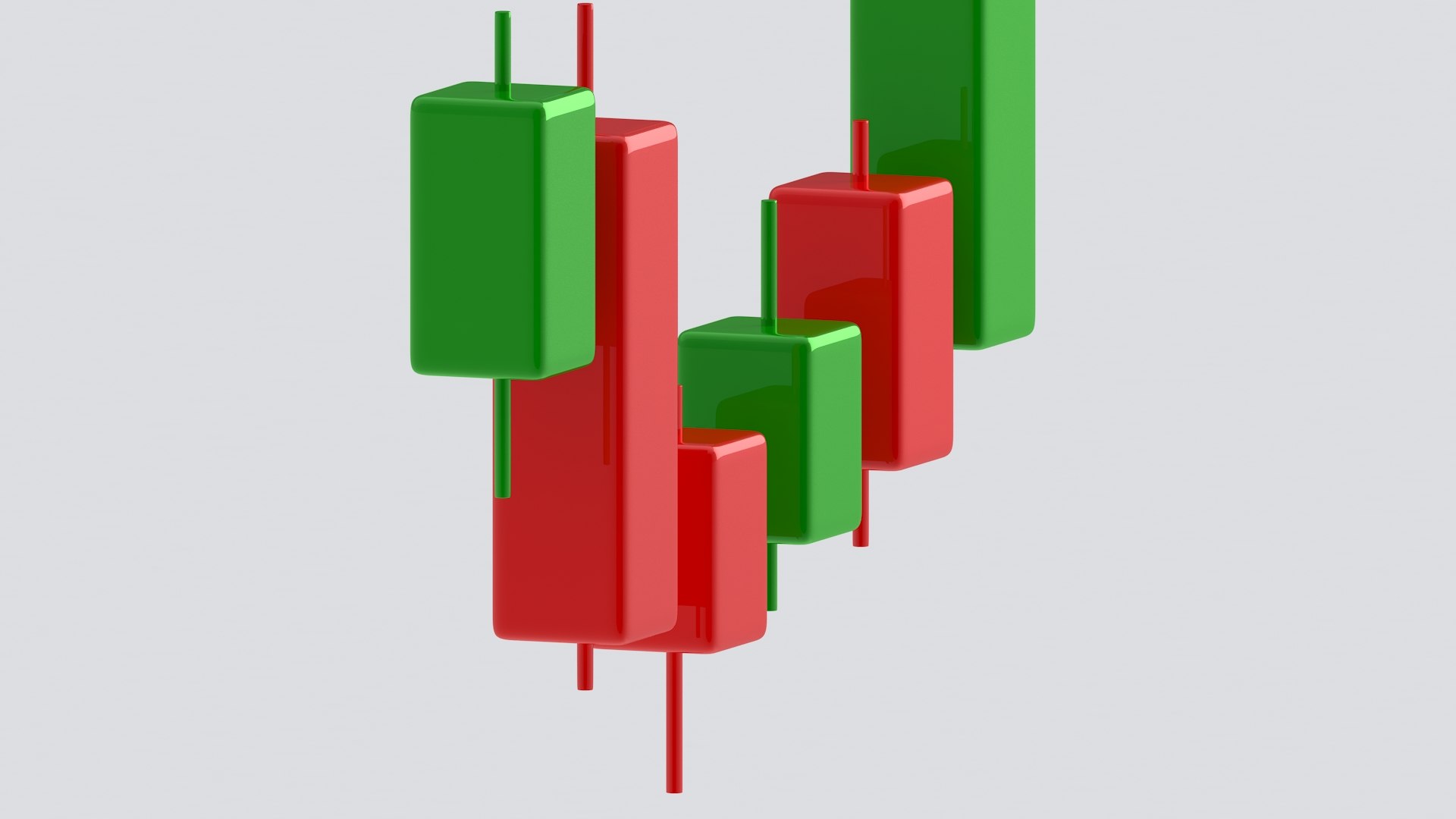 3D Candlestick Chart 01 - TurboSquid 2332151