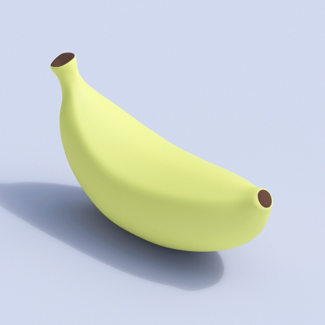 3D Stylized Banana Model - TurboSquid 1453182