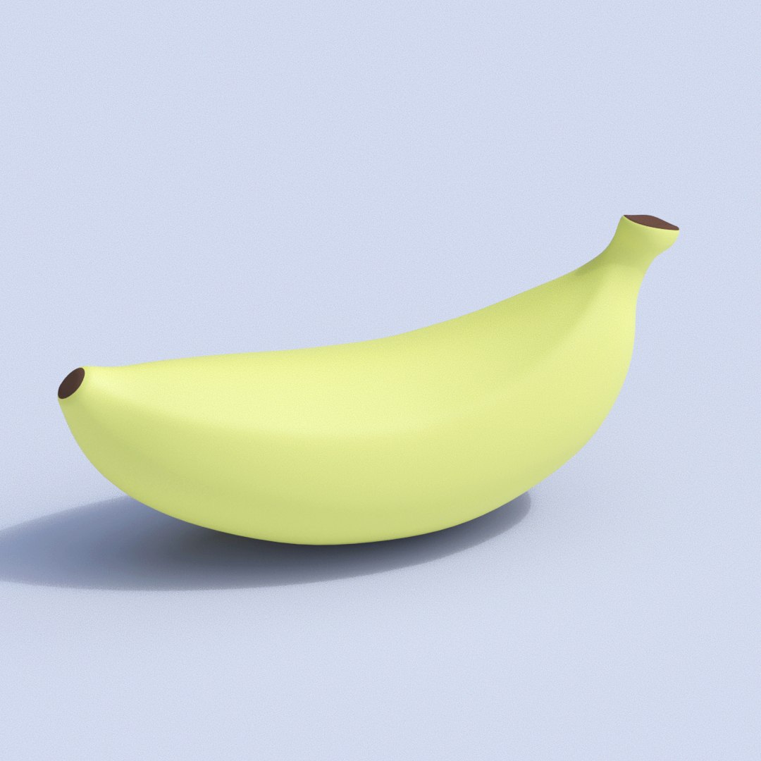 3D Stylized Banana Model - TurboSquid 1453182