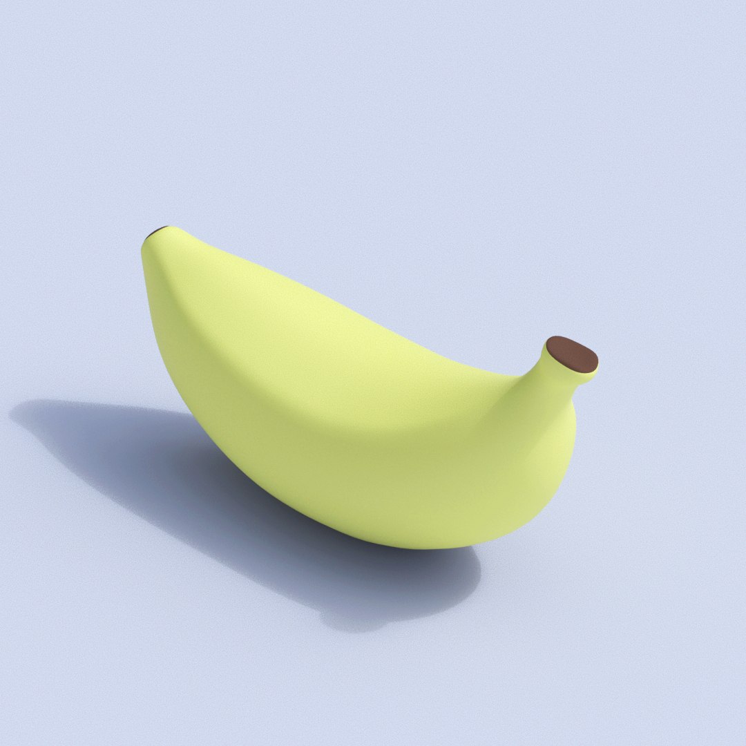 3D Stylized Banana Model - TurboSquid 1453182