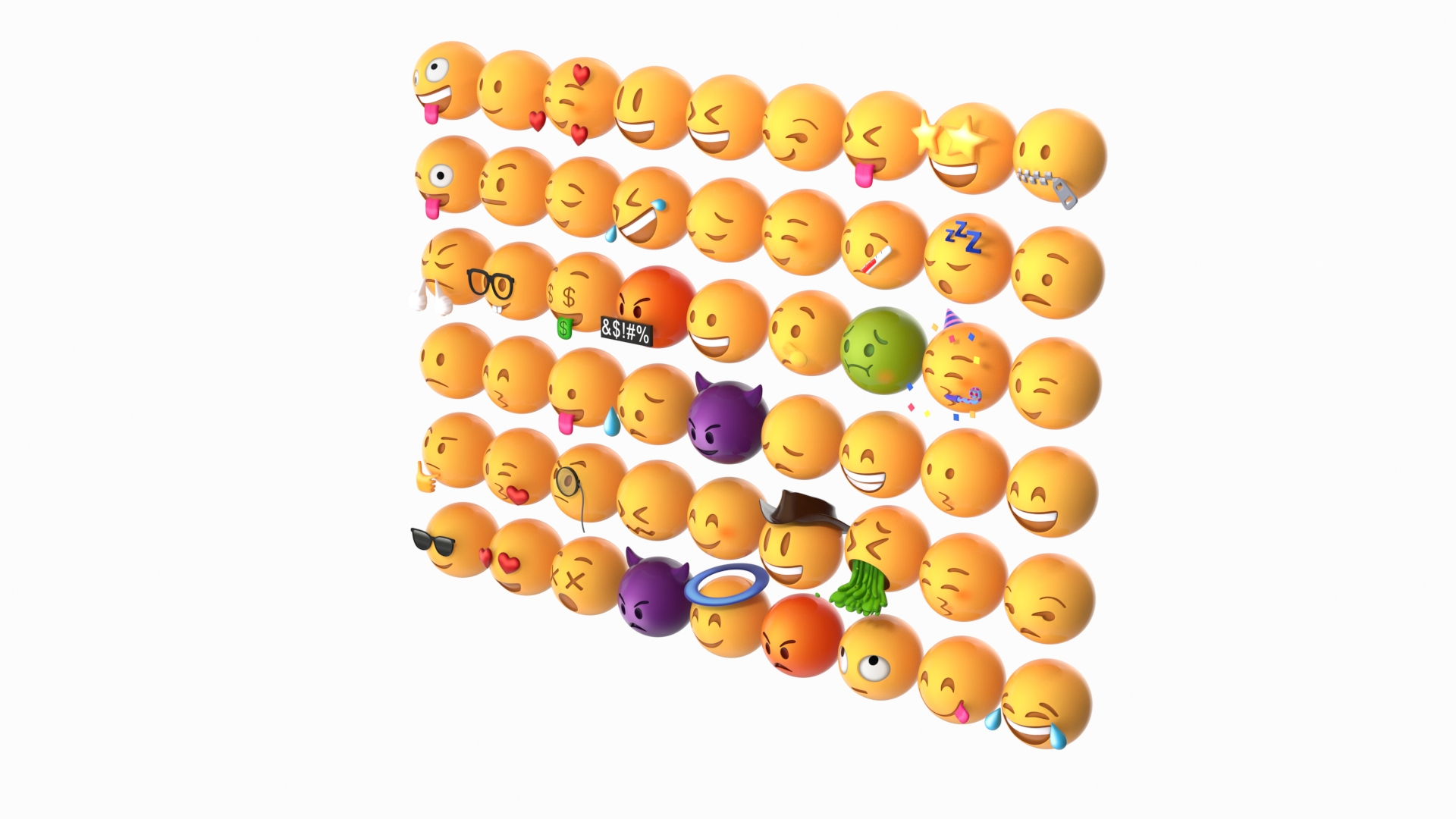 3D Model Emoji Pack - TurboSquid 1533134