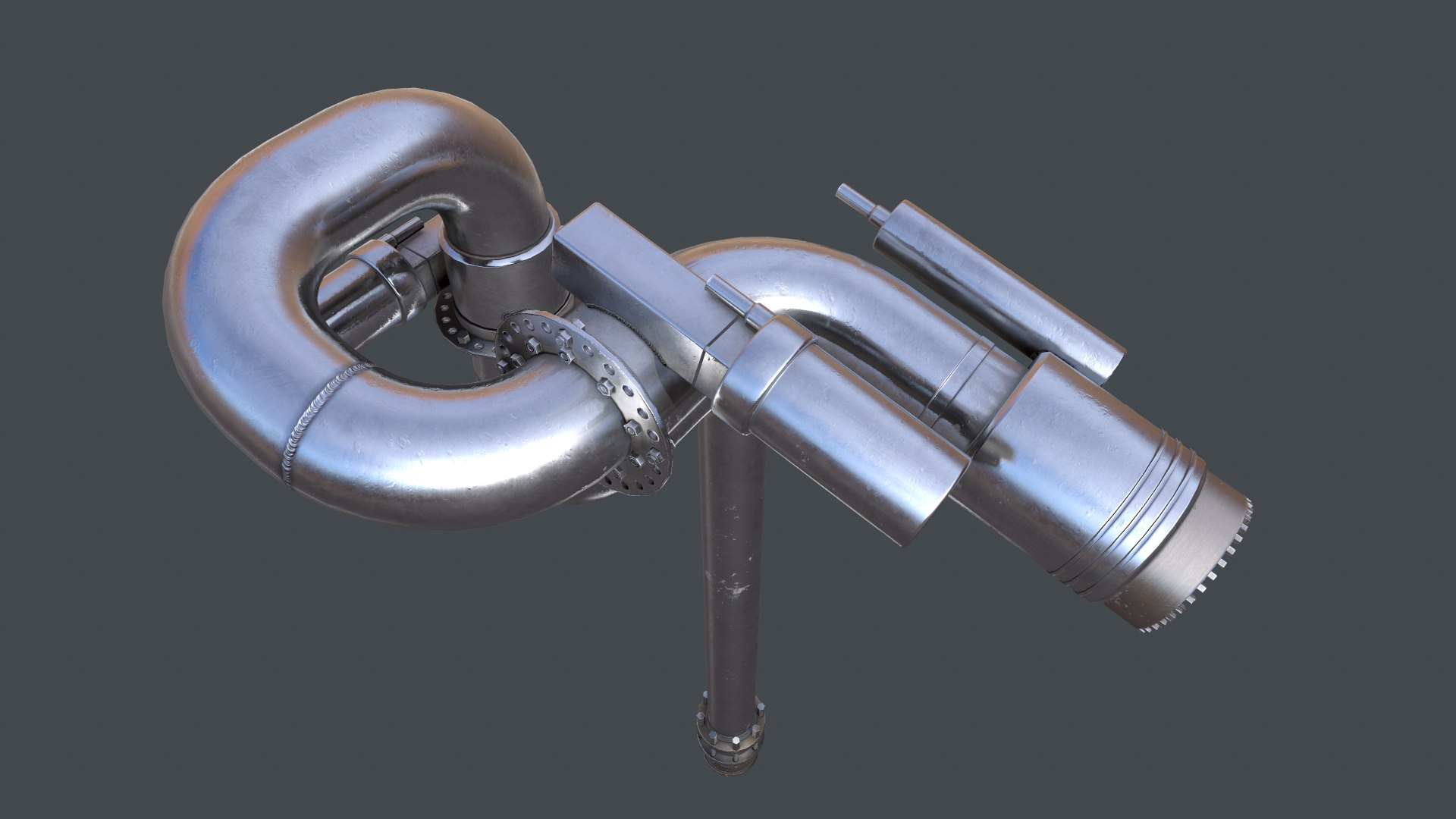 Anti Pirate Water Cannon System 3D Model - TurboSquid 2283673