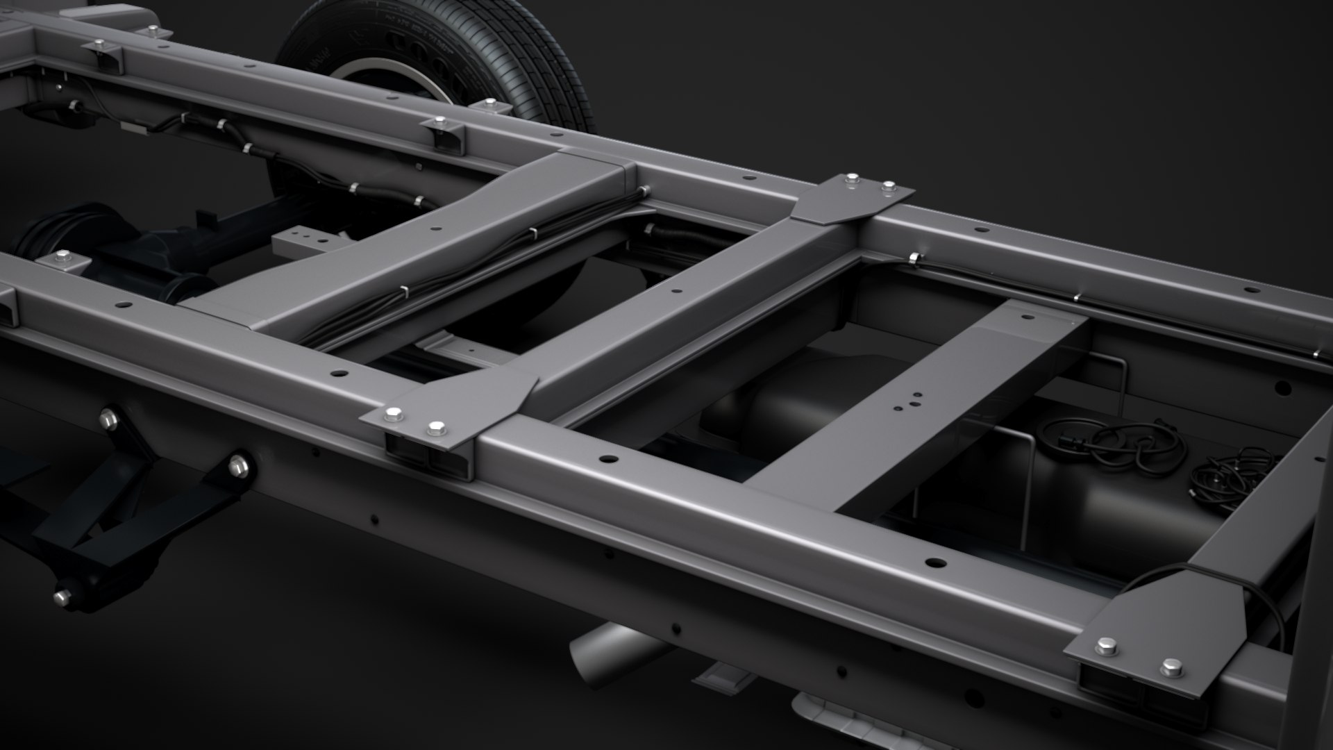 3D model freightliner sprinter chassis single - TurboSquid 1453987