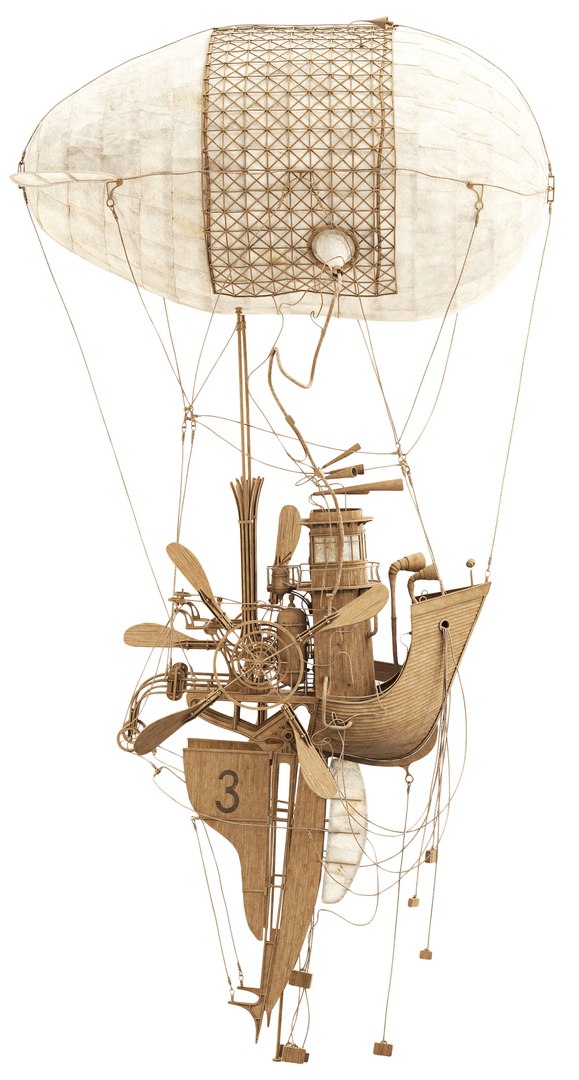 Captain Daniel Agdag Steampunk Model - TurboSquid 1658055