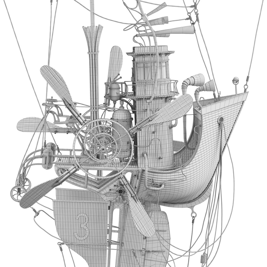 Captain Daniel Agdag Steampunk Model - TurboSquid 1658055