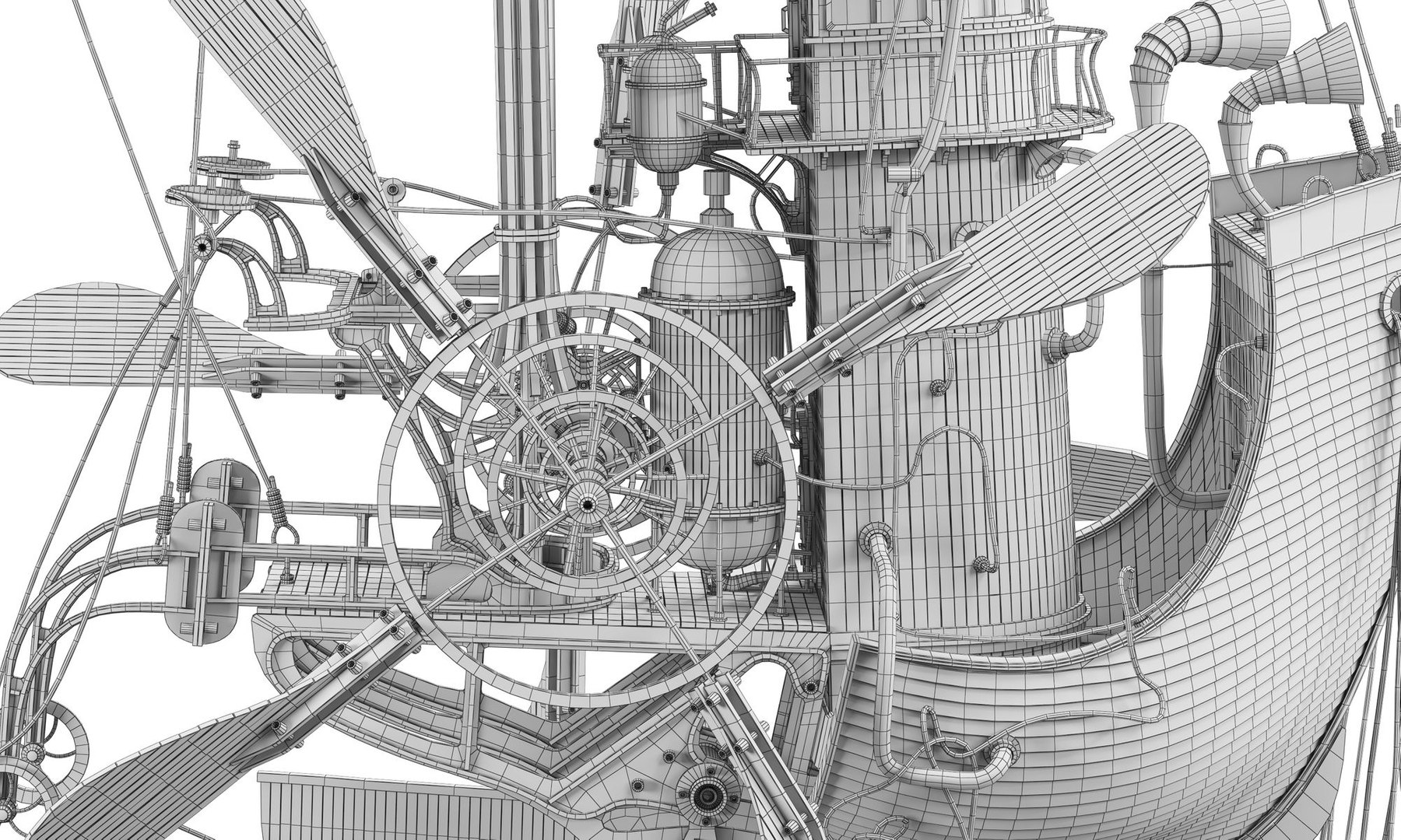 Captain Daniel Agdag Steampunk Model - TurboSquid 1658055