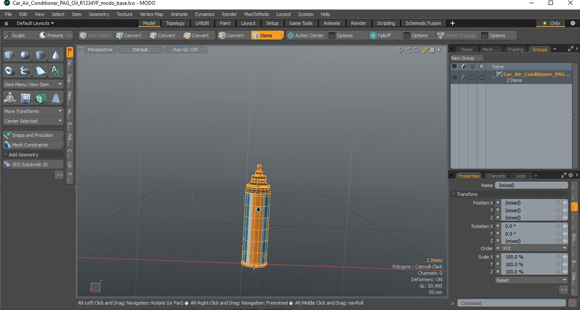 Car air conditioner pag 3D model - TurboSquid 1670526