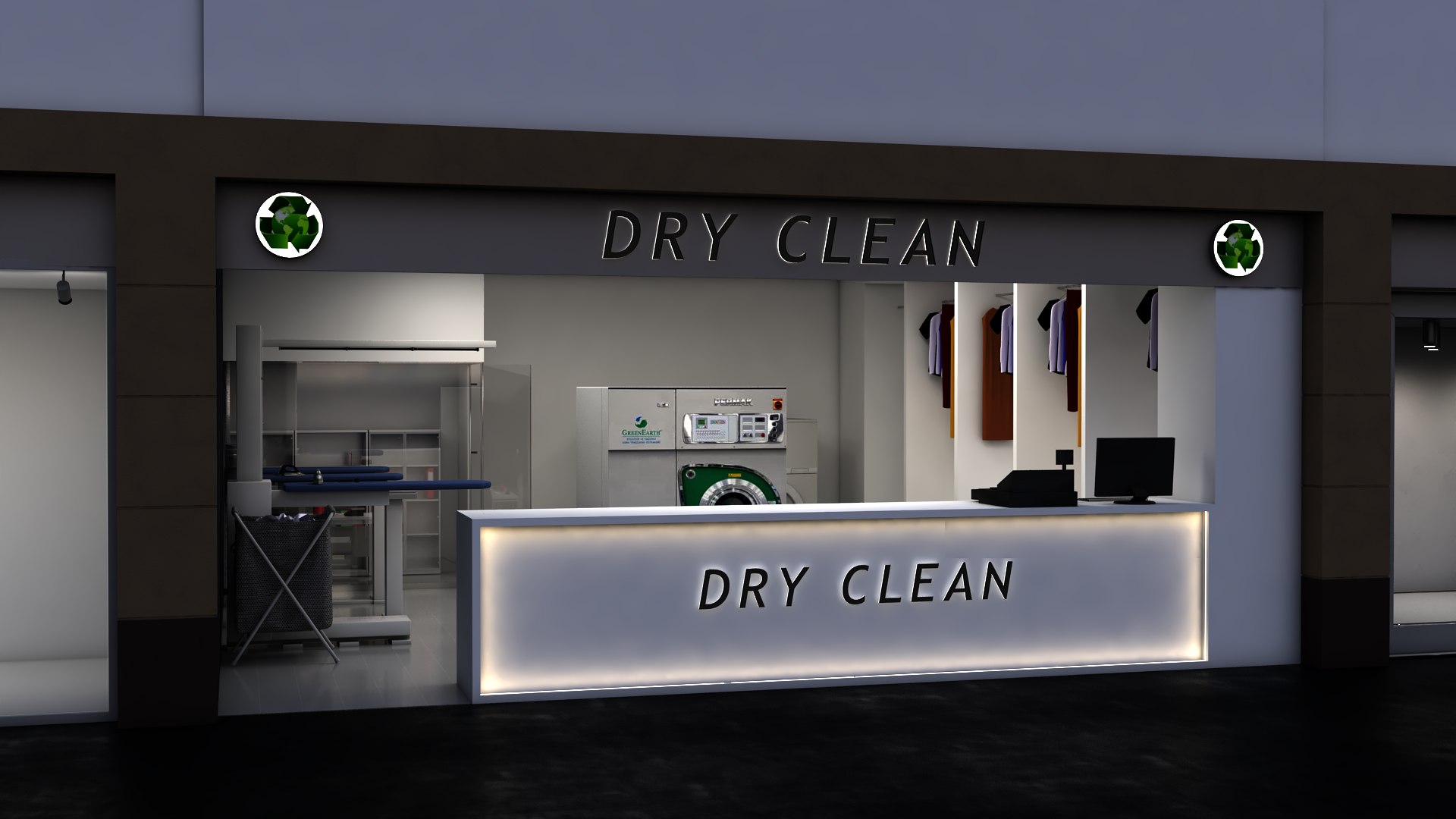 3D Model Dry Cleaner - TurboSquid 2108983