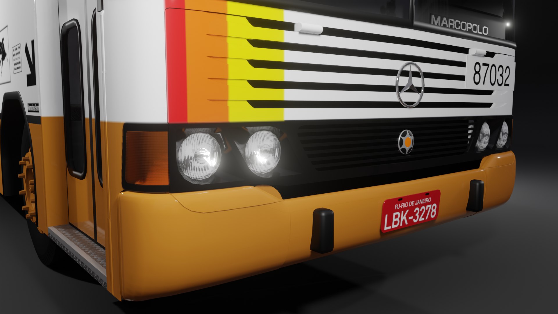 Marcopolo Torino GV MB OF-1620 Pegaso 3D Model - TurboSquid 2013009