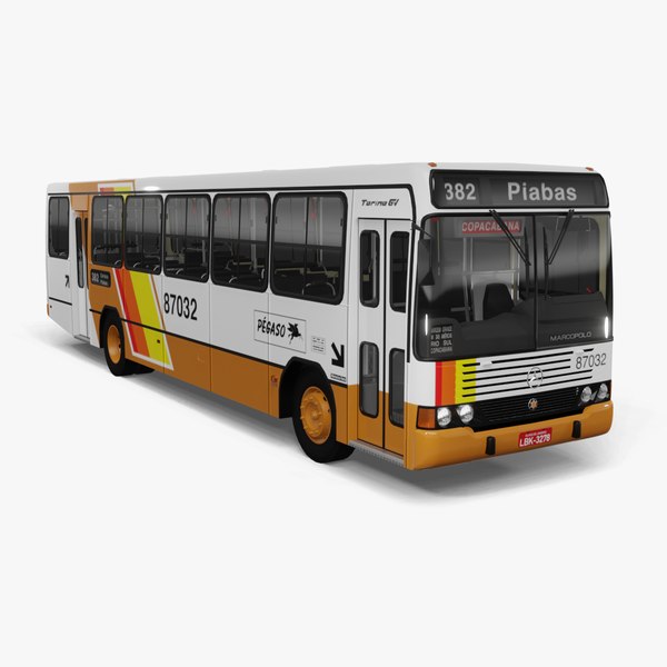 modelo 3d Marcopolo Torino GV MB OF-1620 Pegaso - TurboSquid 2013009