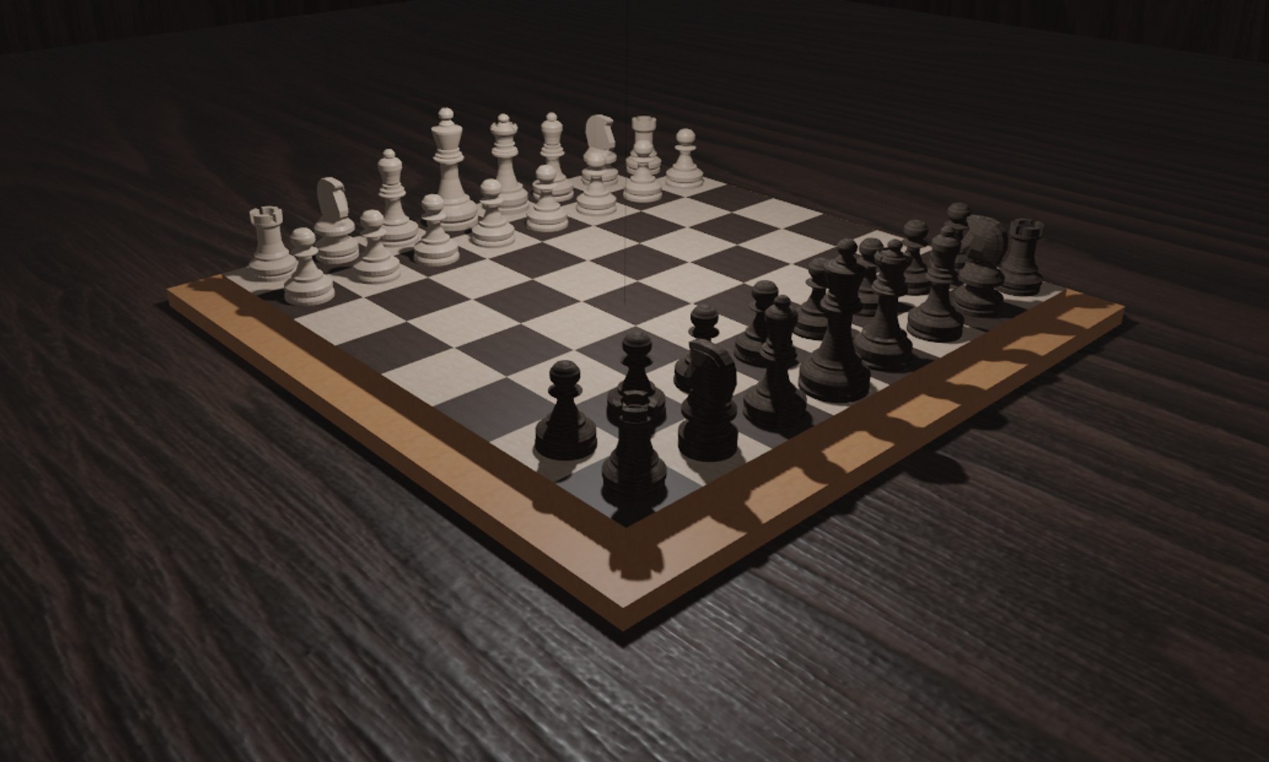 3D Low Poly Chess With Animation - TurboSquid 2266453