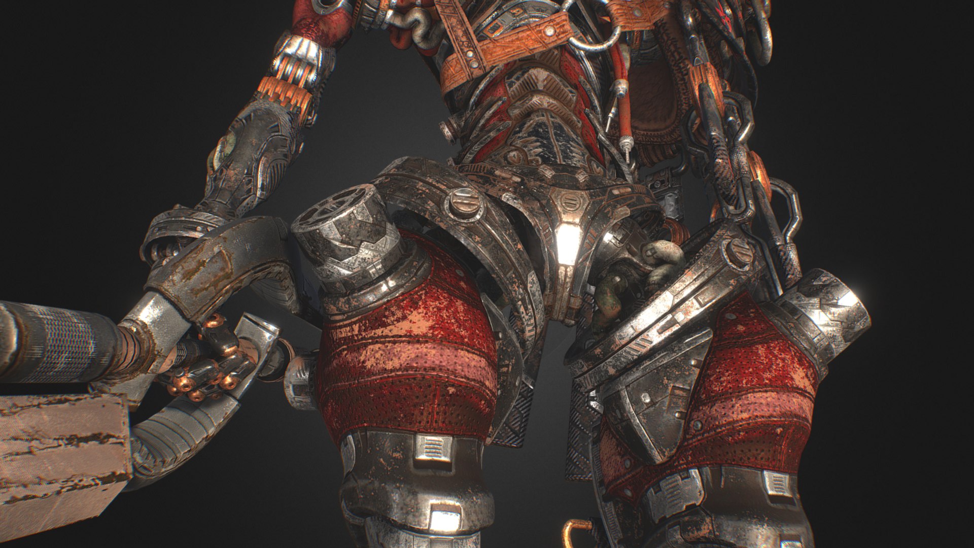 Grim Kabuki Cyborg - Highly Detailed Model 3D Model - TurboSquid 2314779