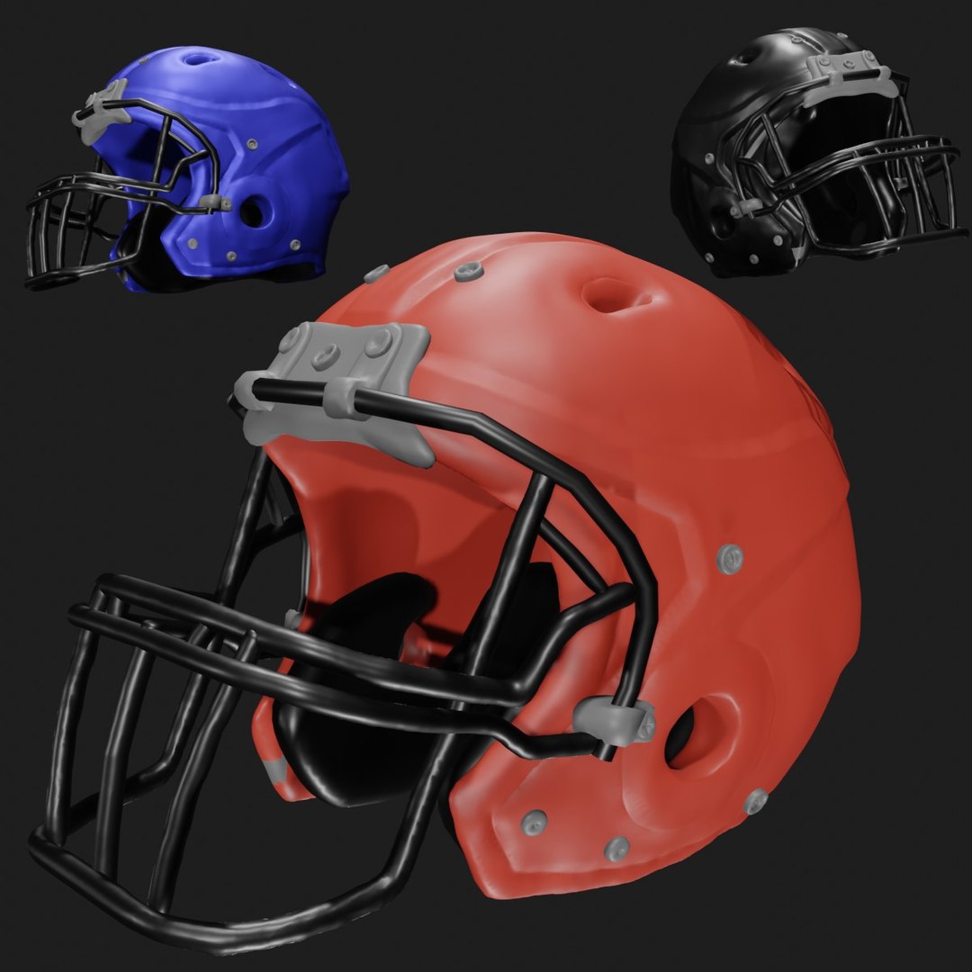 Rugby Football Helmet 3D Model - TurboSquid 1778697
