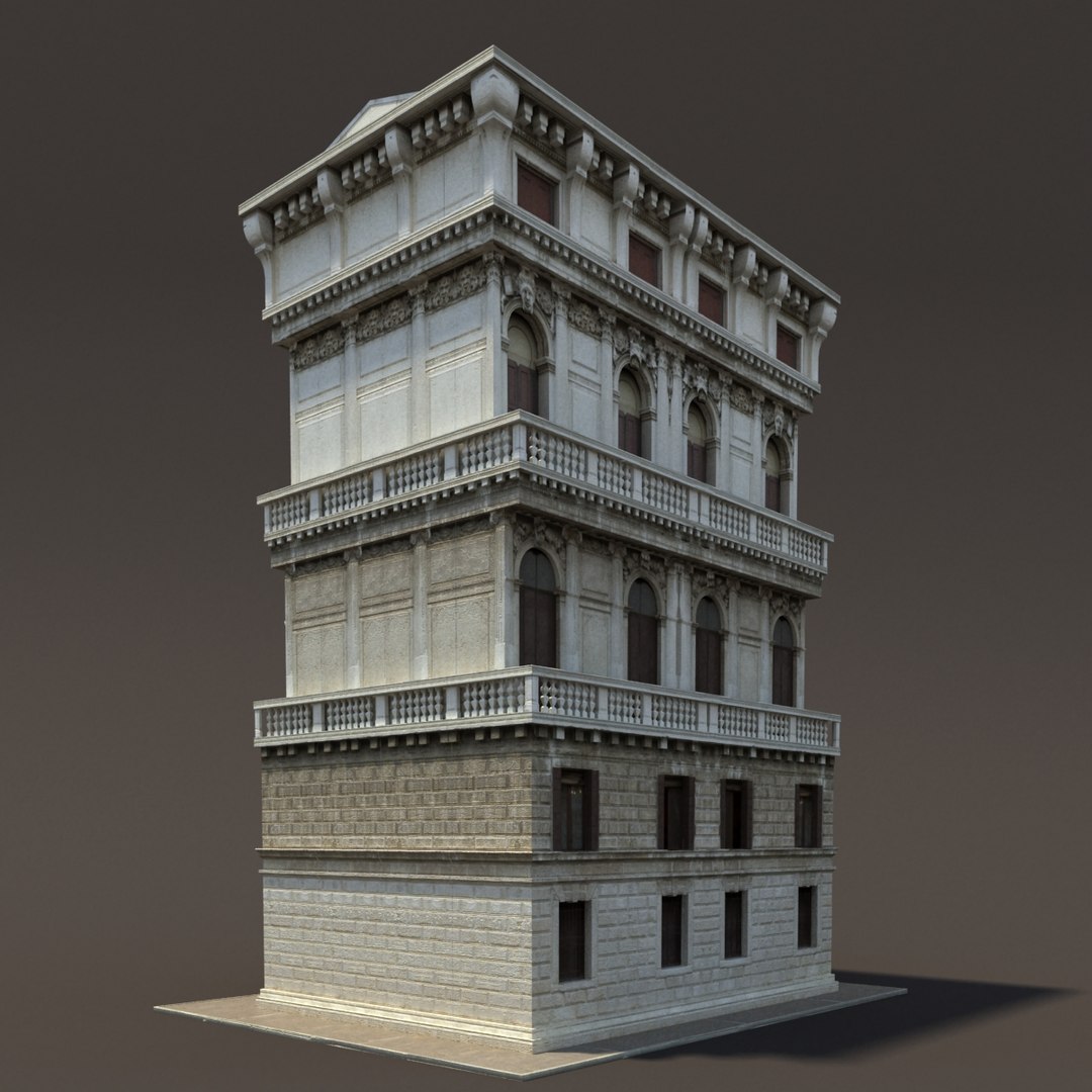 Building Exterior Model - TurboSquid 1151971