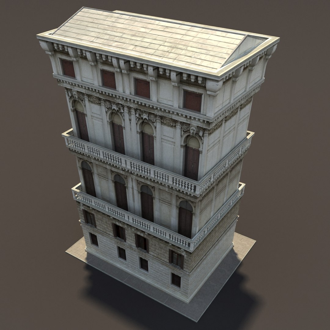 Building Exterior Model - TurboSquid 1151971