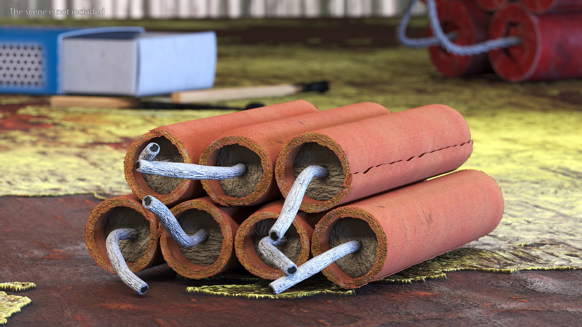 Dynamite Sticks 3D Model - TurboSquid 1849818