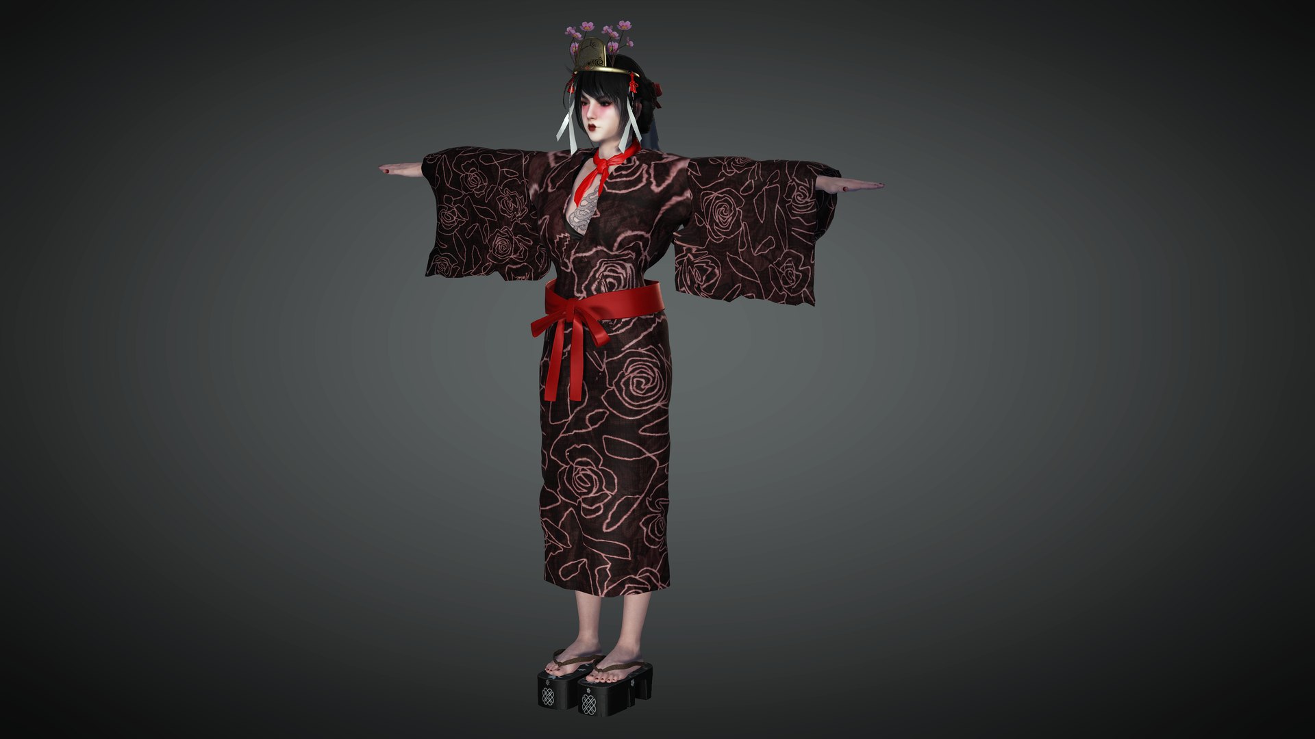 3D 3D Japanese Female Character 02 Model - TurboSquid 1915884