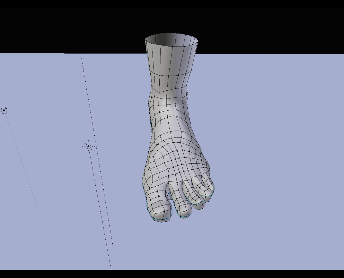 foot nail 3d 3ds