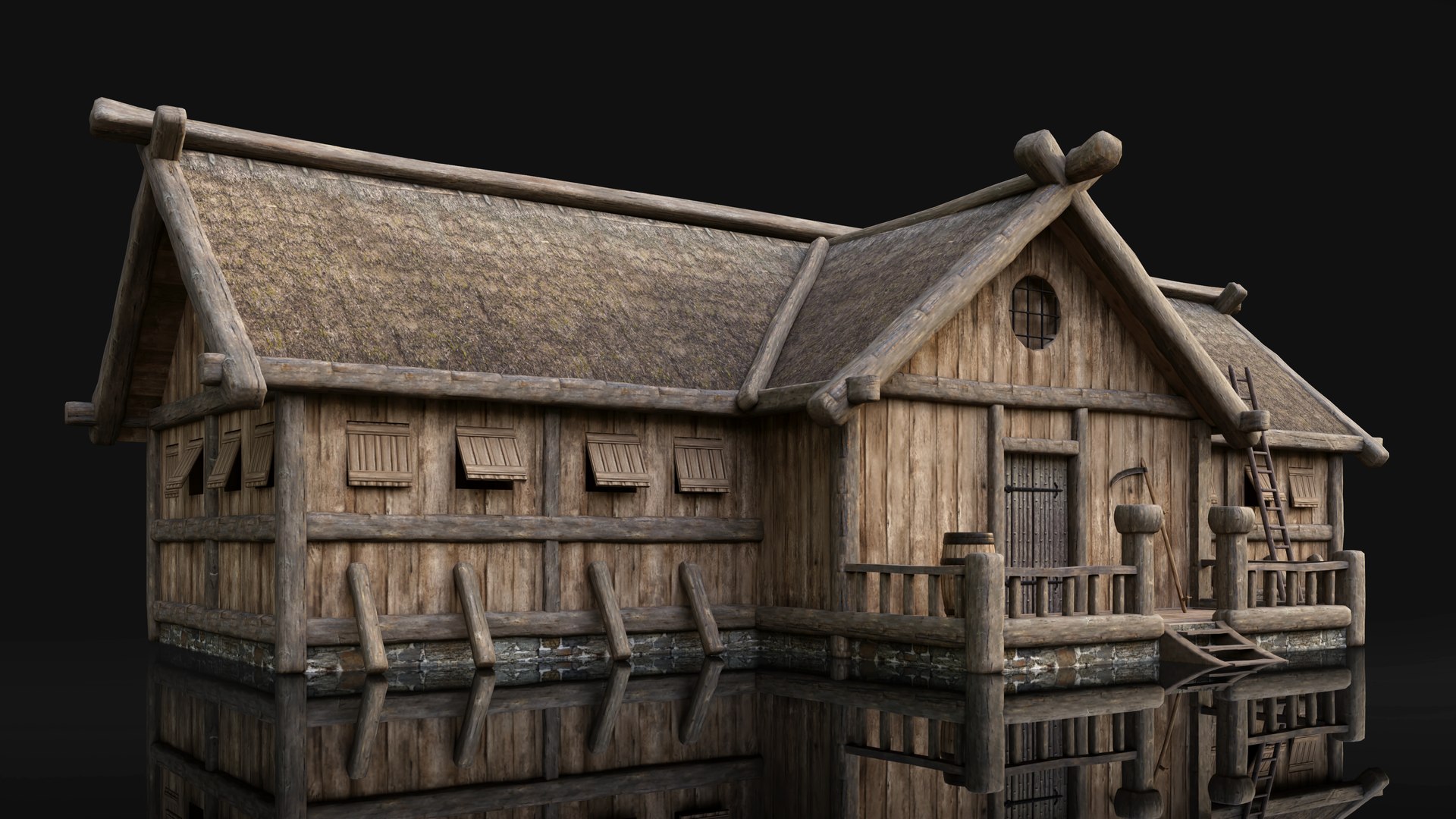 Medieval House 3D model - TurboSquid 1730981