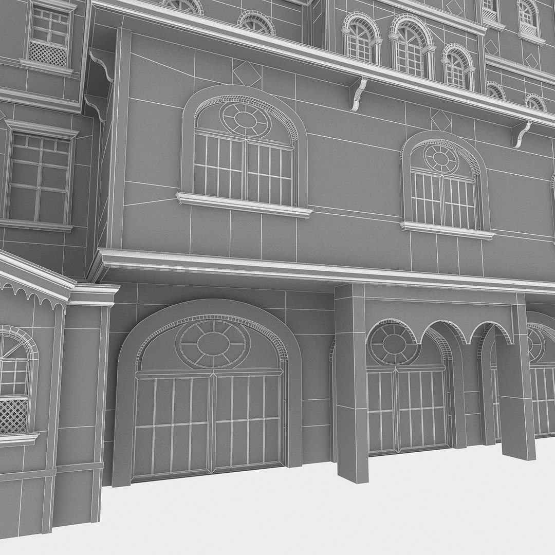 Classic Wood Hotel 3D - TurboSquid 1454216