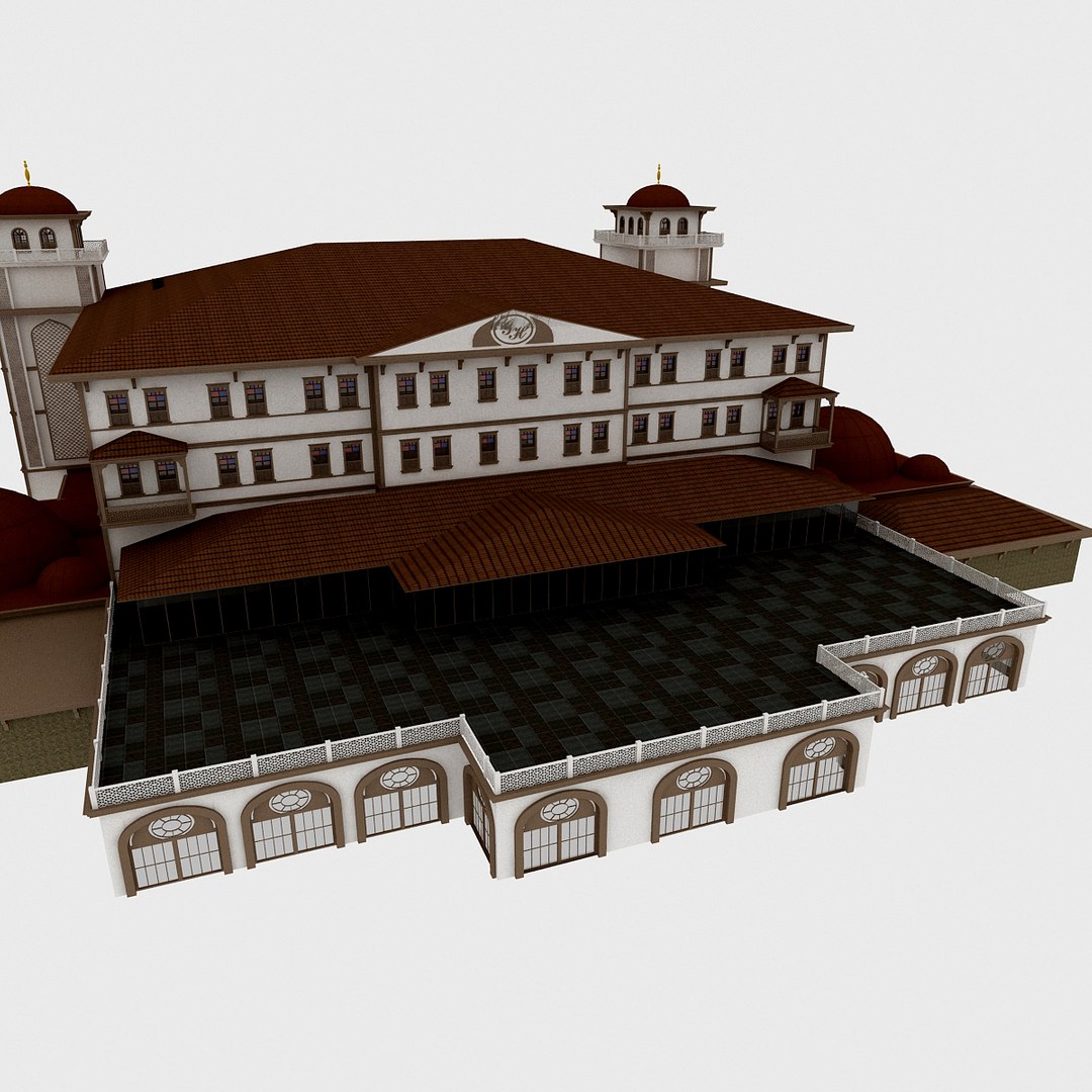 Classic Wood Hotel 3D - TurboSquid 1454216